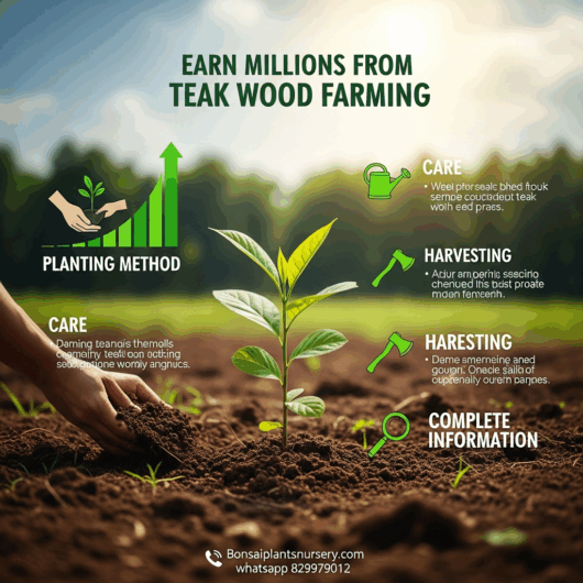 Teak Wood Farming on Vacant Land: Earn Lakhs in 5–12 Years - Bonsai ...
