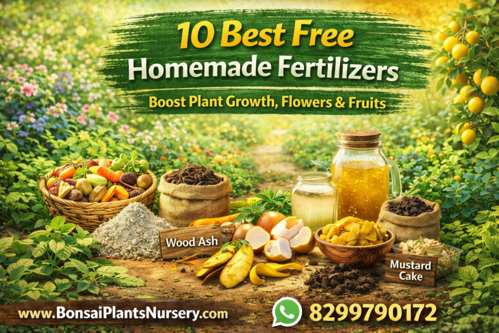 10 Best Homemade Fertilizers for Plants | Free Organic Plant Food Guide
